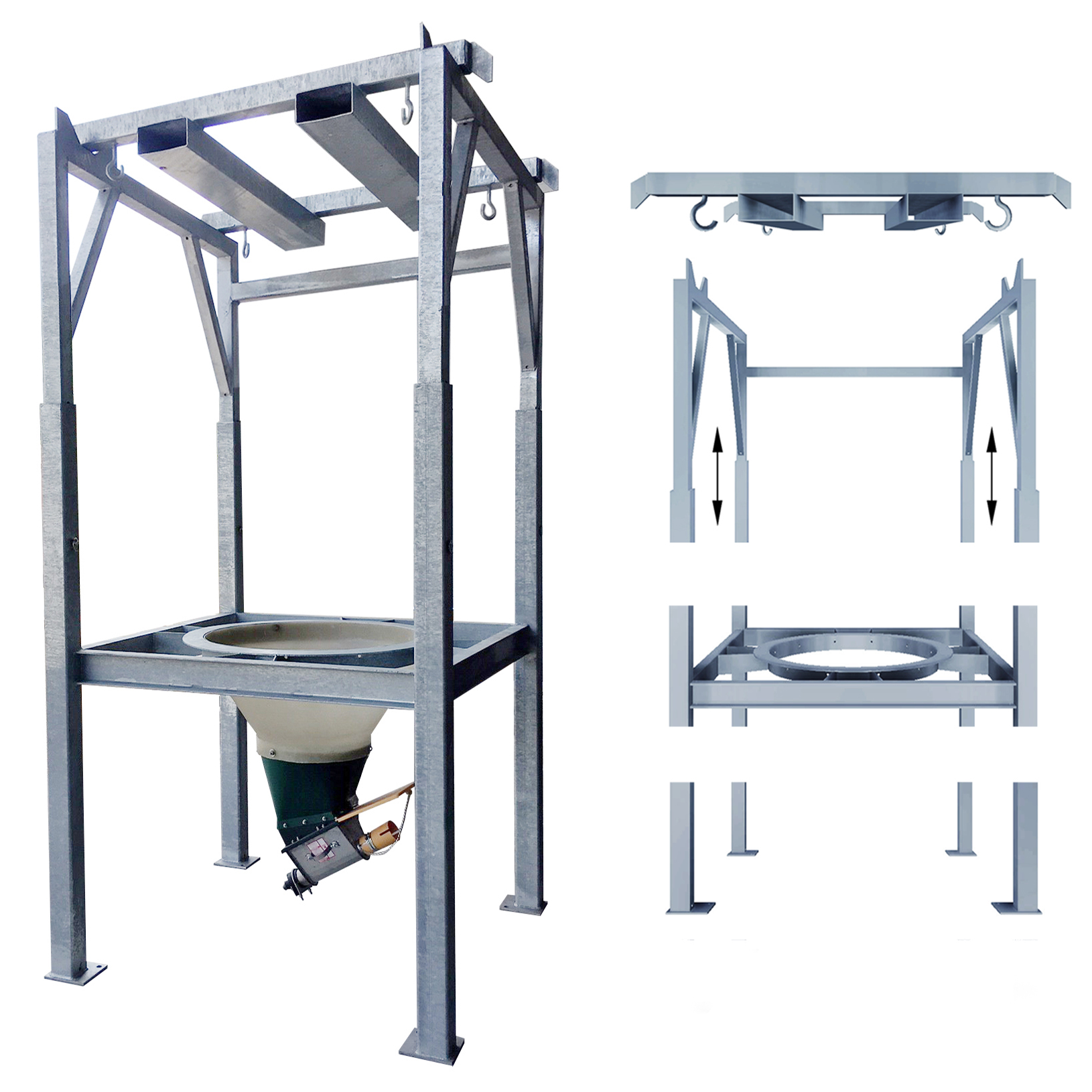 Big bag emptying station: Kessens Agrartechnik und Anlagenbau